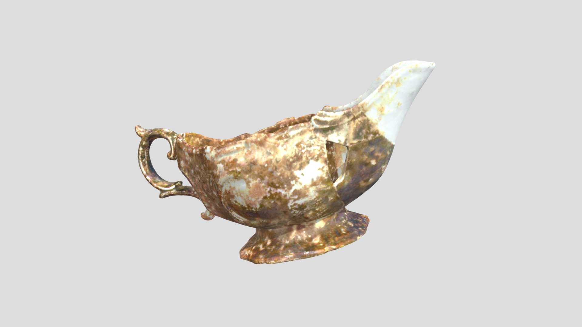 Bonnin&Morris Porcelain Sauceboat (VCU_3D_4827) - Download Free 3D ...