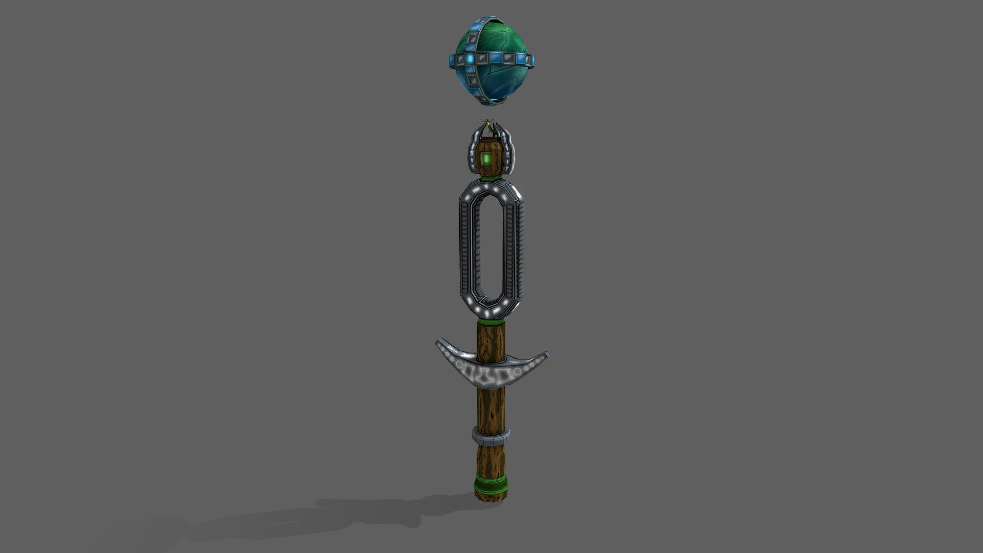 Staff Of Power - 3D model by MaximDeduytsche [eb6c196] - Sketchfab