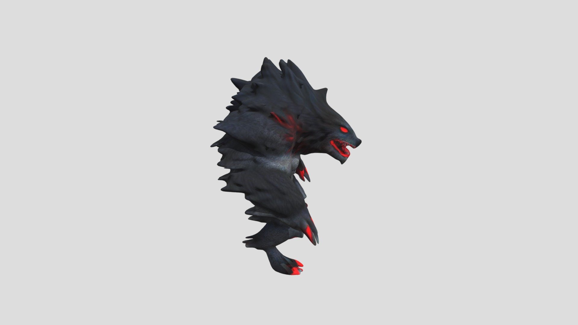 A Huge monster - Download Free 3D model by Kabalsab [eb6ca70] - Sketchfab