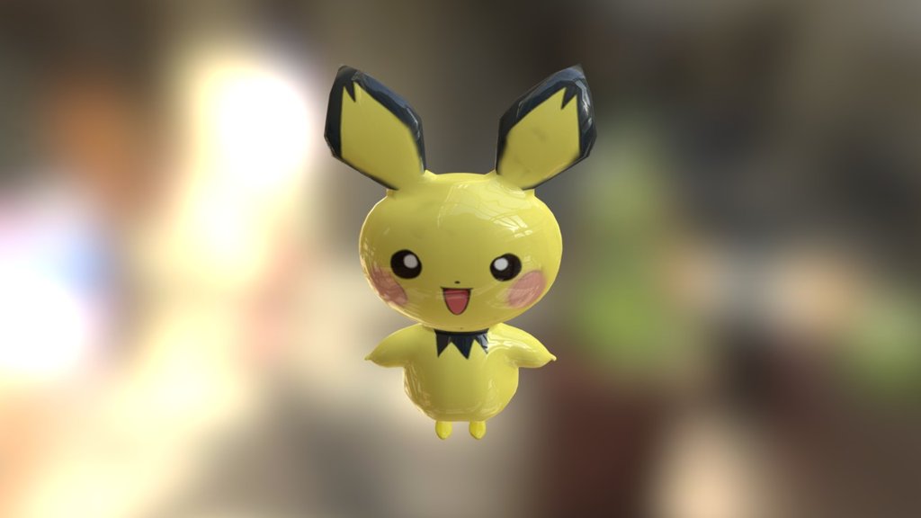 PICHU upgraded - Download Free 3D model by shannonserida [eb6d197 ...