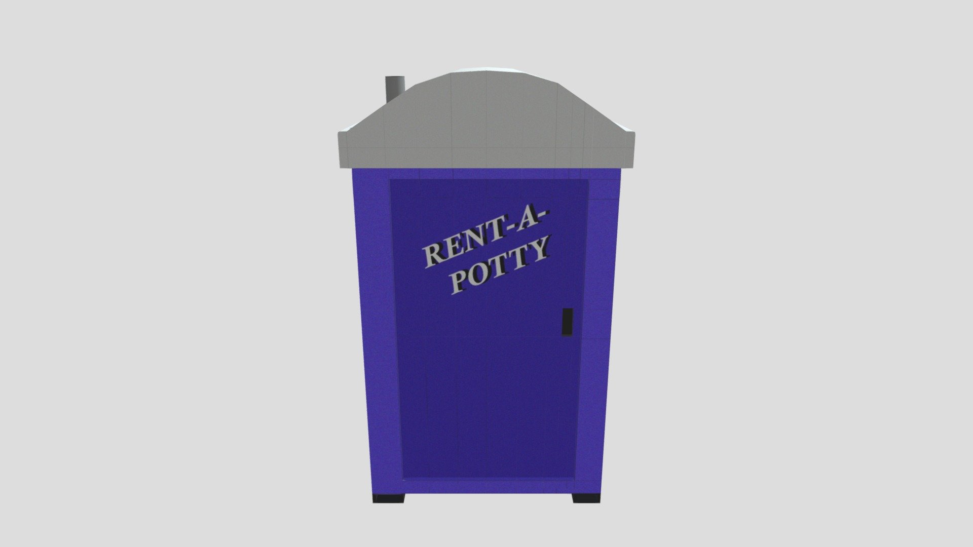 Porta-potty - Download Free 3D model by save_screen [eb7025c] - Sketchfab