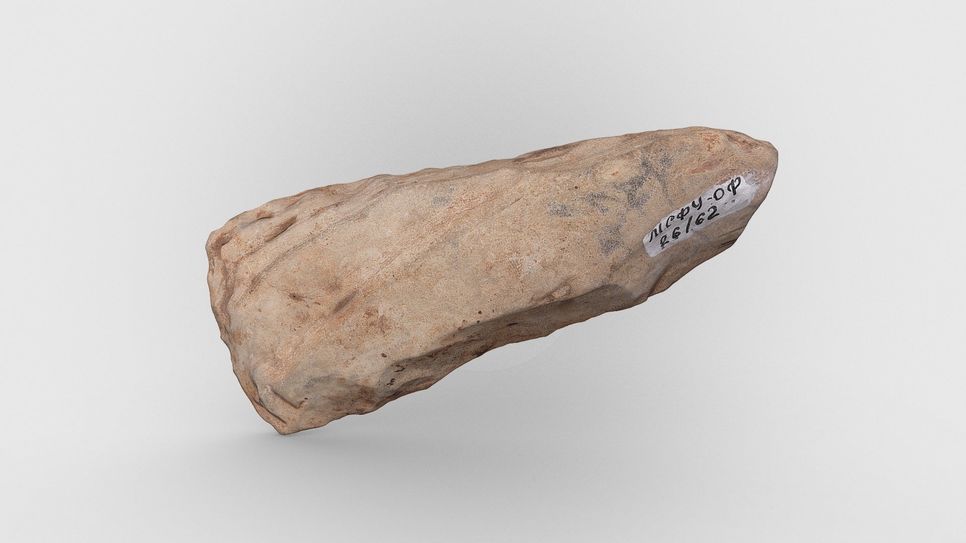 Каменное тесло - 3D model by DHlab [eb702cd] - Sketchfab