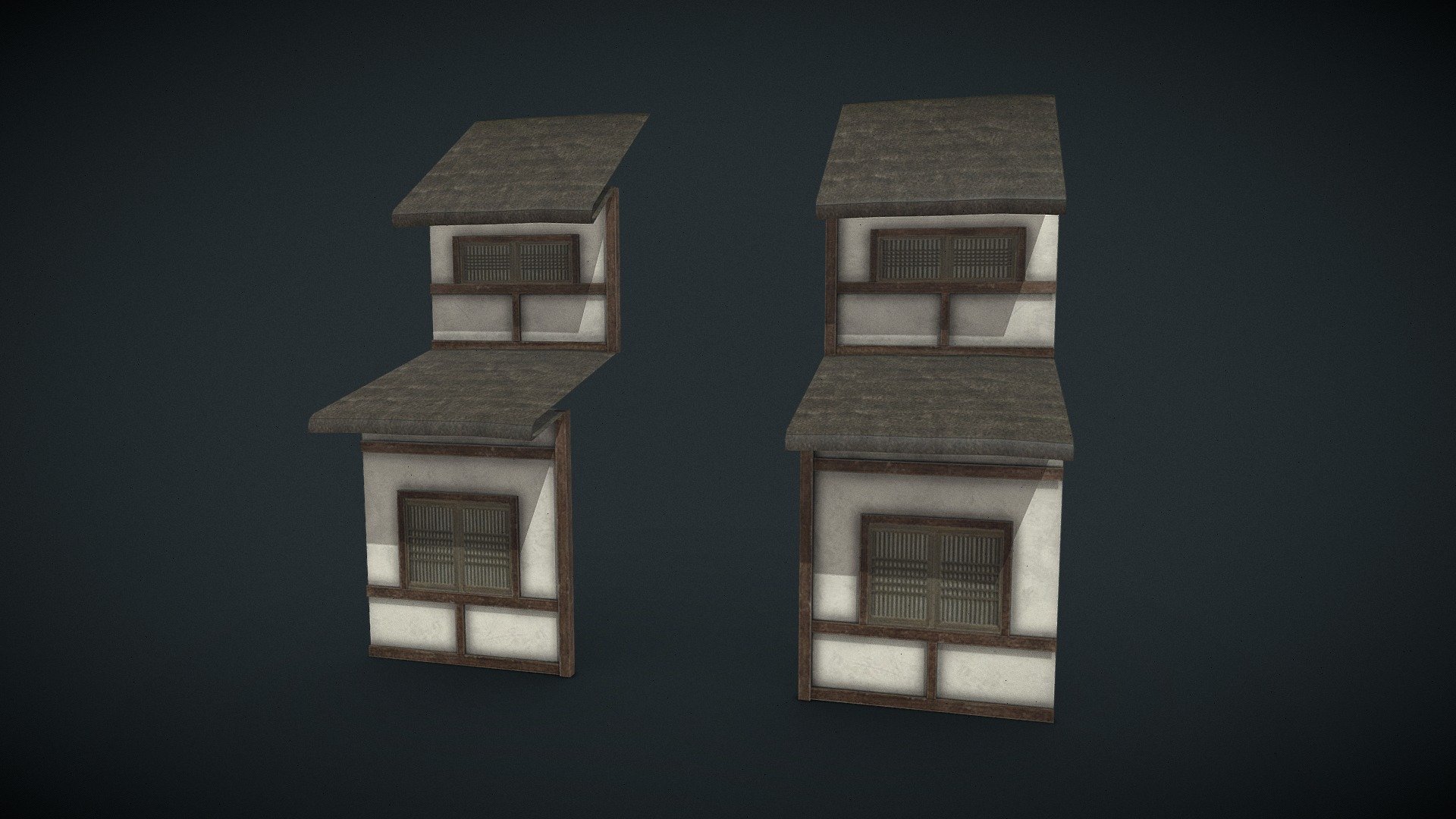 Edo Japan Modular Housing - Download Free 3D model by Tokuwa [eb714ab ...