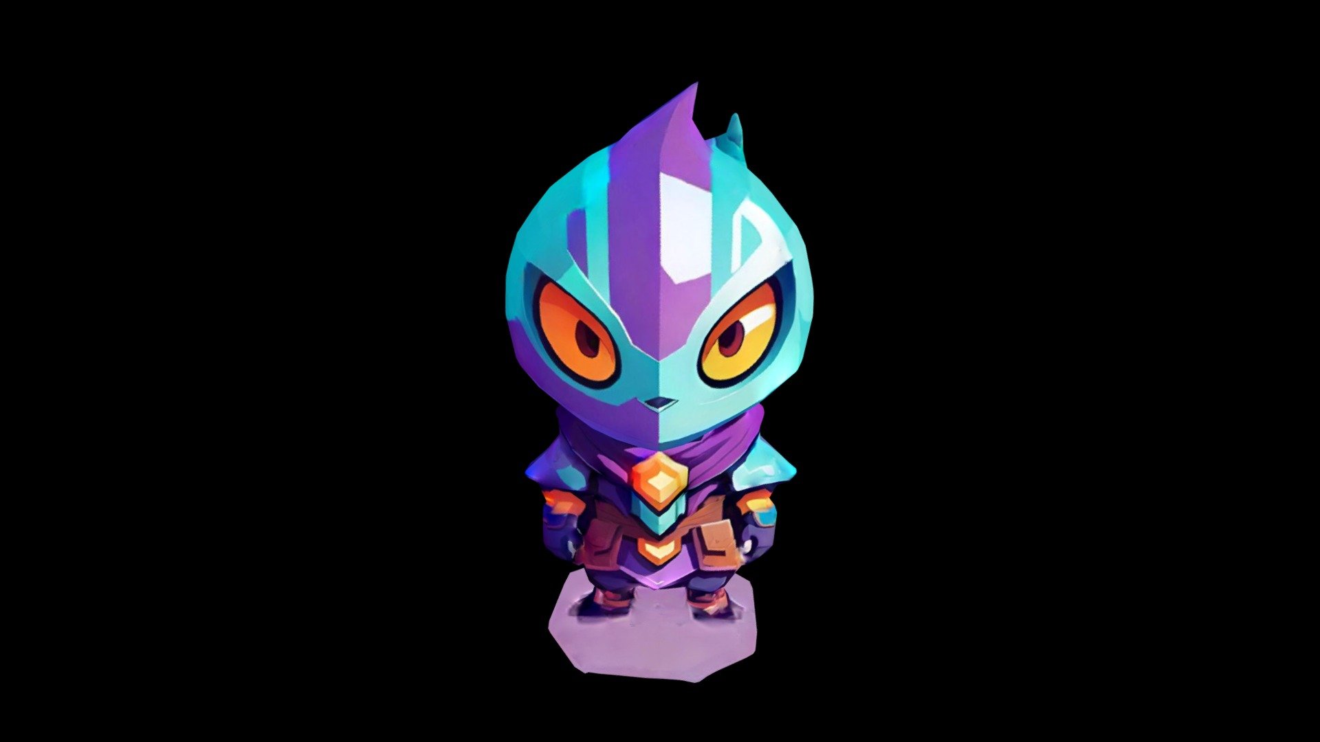 In this image, there is a character with an aqua - Download Free 3D ...