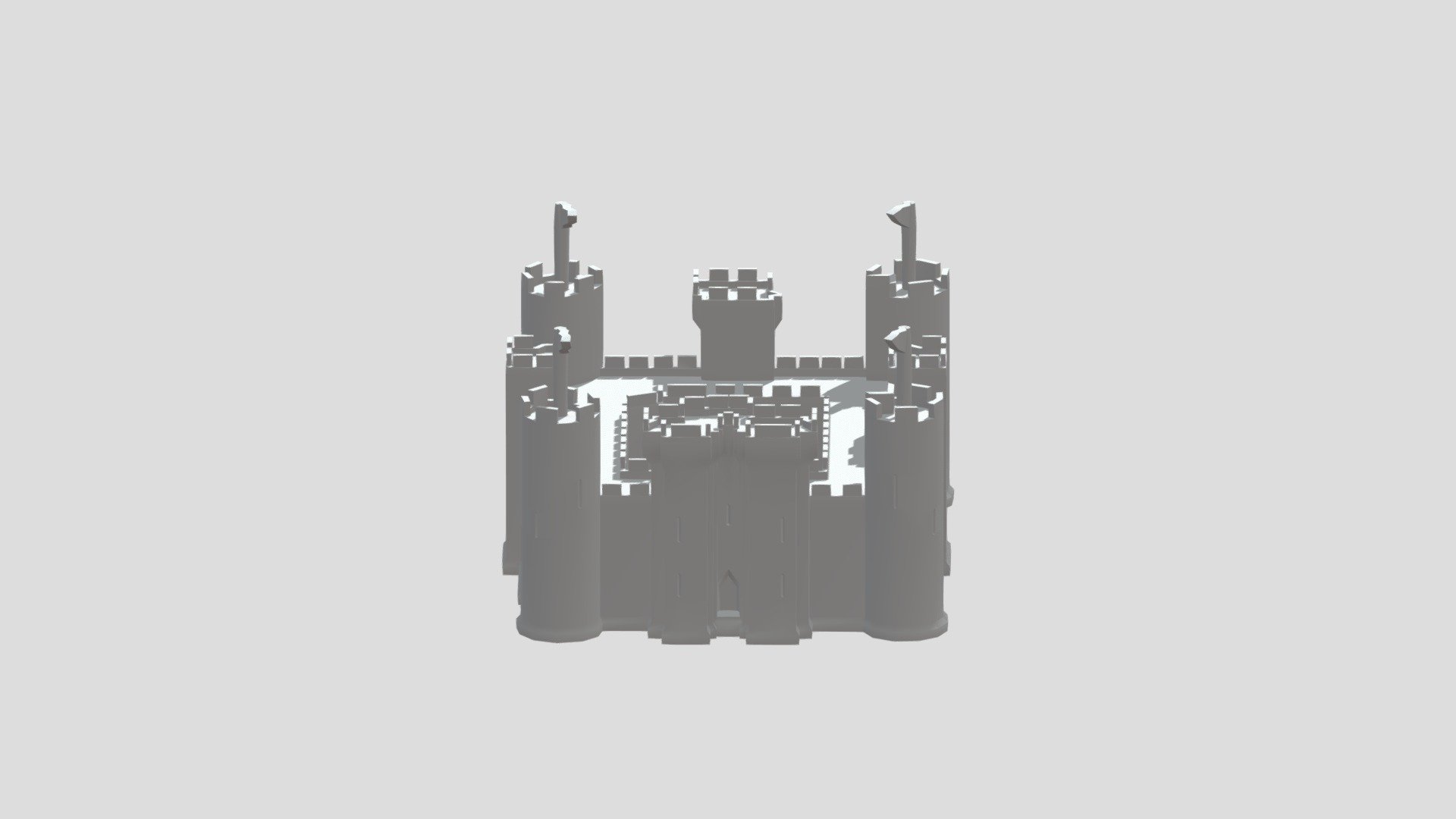 Castillo medieval - 3D model by Imran T Game (@imranesmono123) [eb725c2 ...
