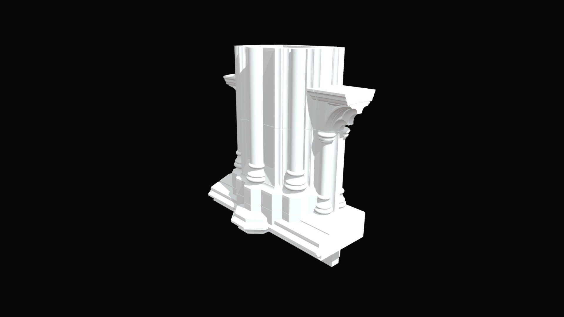 Wide column_ - 3D model by Lapis Design (@LapisDesign) [eb734f8 ...
