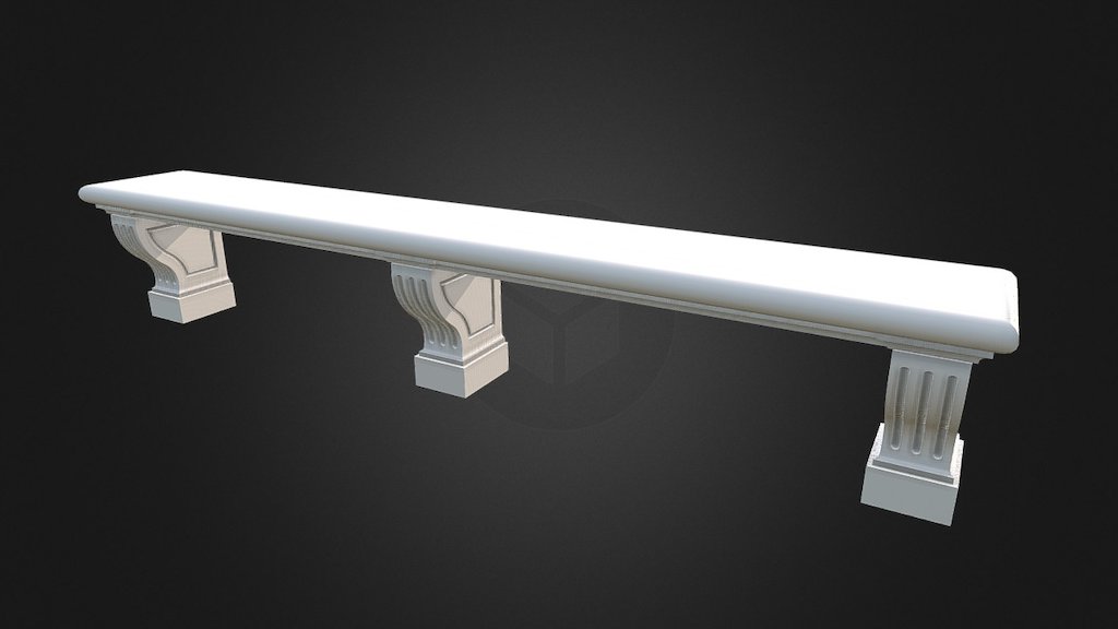 Banc 04 - 3D model by HERES [eb74ec4] - Sketchfab