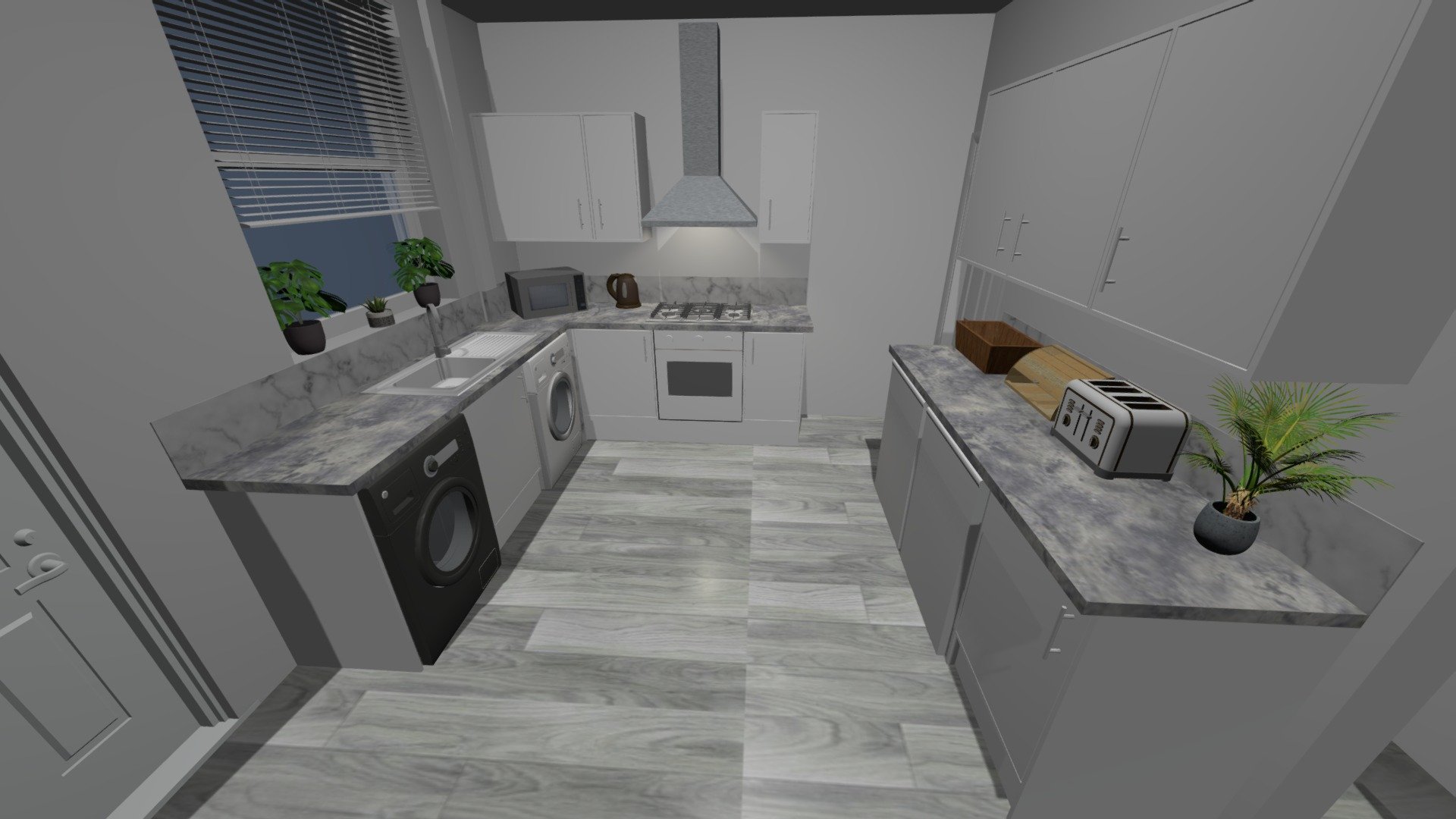 kitchen 1 - 3D model by JoshJonesVMT [eb77950] - Sketchfab