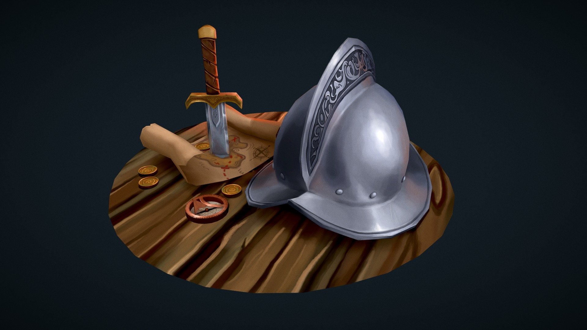 Conquistador Set - 3D model by Pikozen [eb78448] - Sketchfab