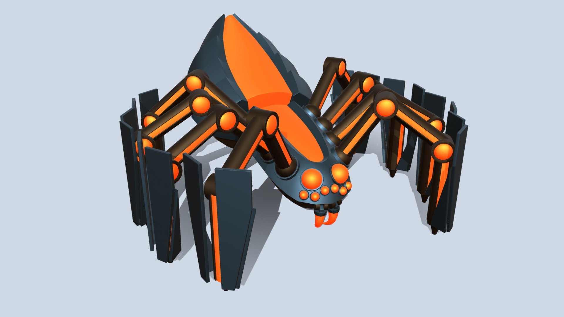 Robot Spider - 3D model by Joseph Sinclair (@JosephSinclair) [eb7878f ...
