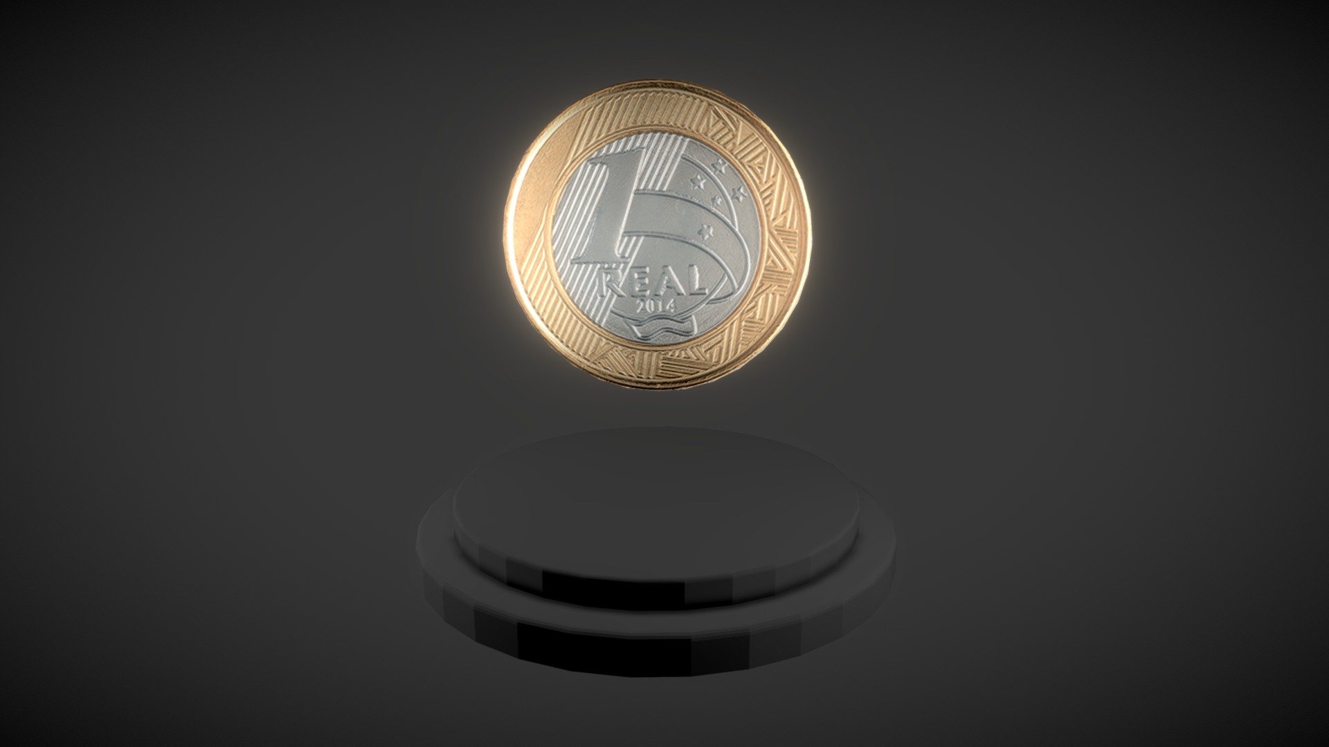 1 REAL - 3D model by Leo Padoveze (@lokileo) [eb78b8a] - Sketchfab