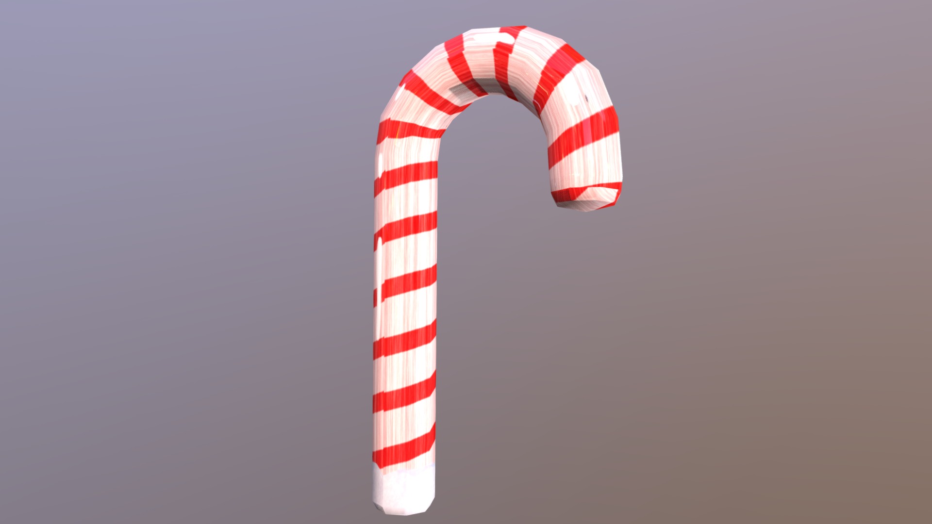 Candy Cane - 3D model by mathew1 [eb7a254] - Sketchfab