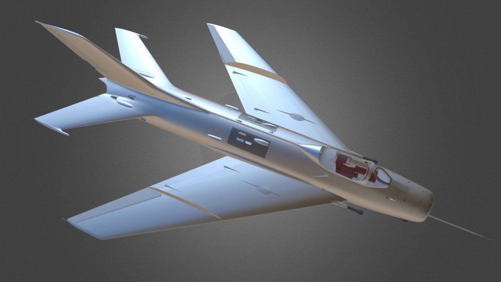 MiG-19S Test Exp 9 - 3D model by Dmitry Borisov (@DmitryBorisov ...