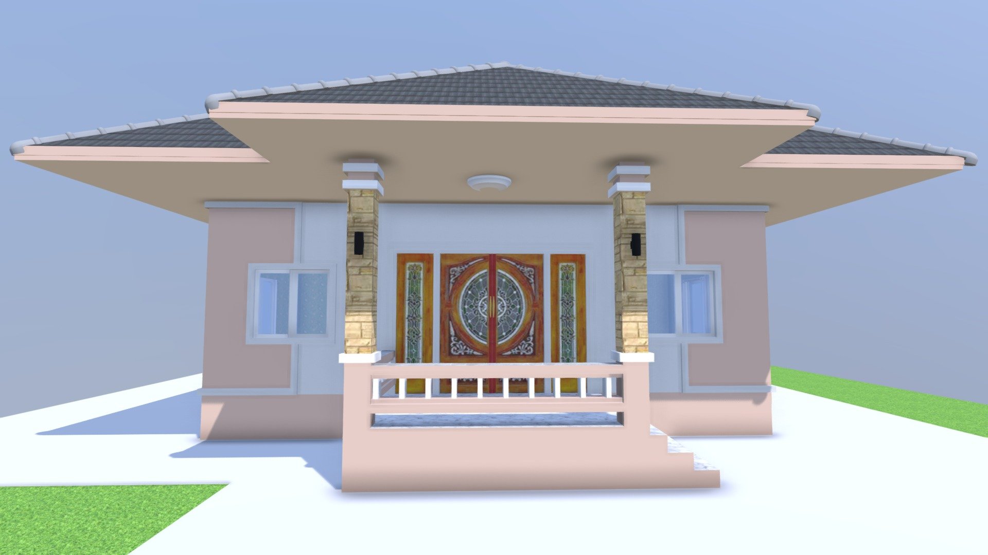 3d Model Home Design 9 - 3D model by Chalermthai.Khunta.Mam.Min ...
