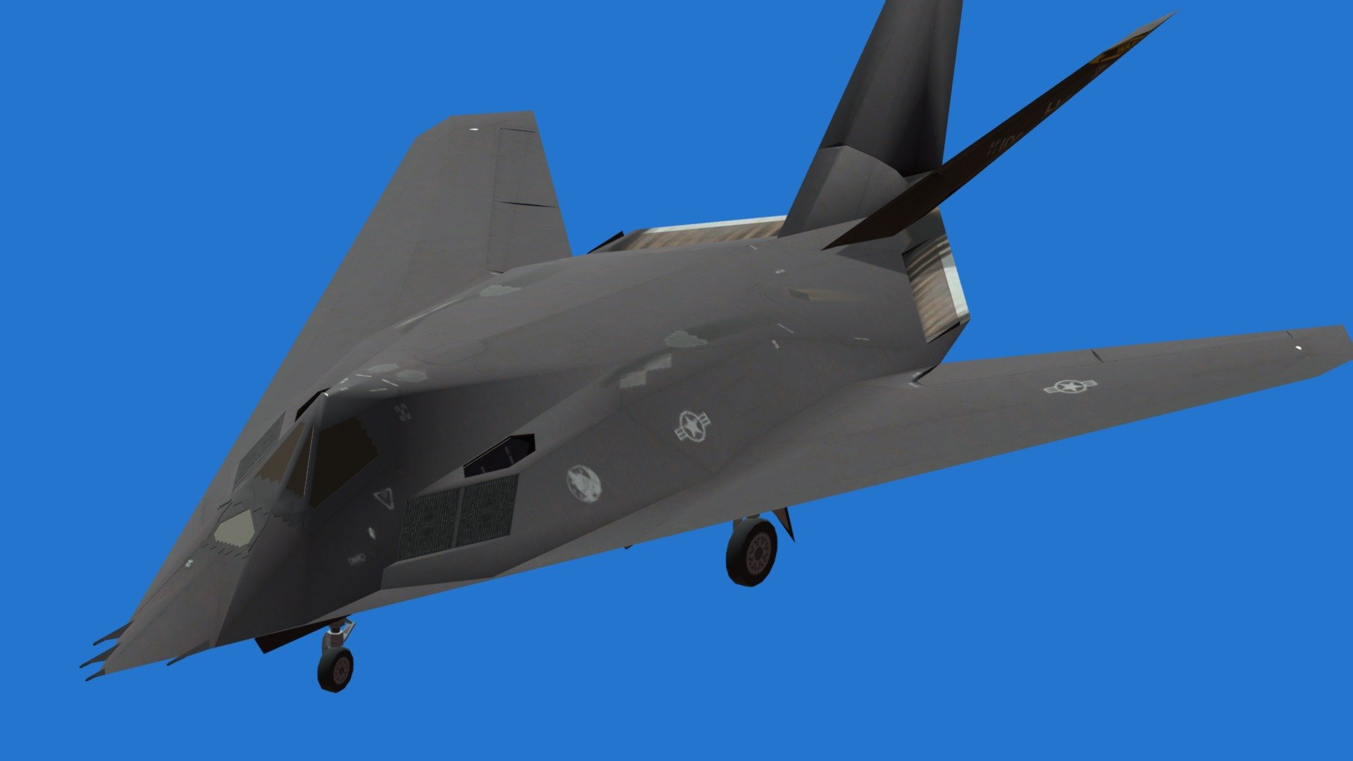 Lockheed F-117 Nighthawk - Download Free 3D model by Rhine_Lab_Muelsyse ...