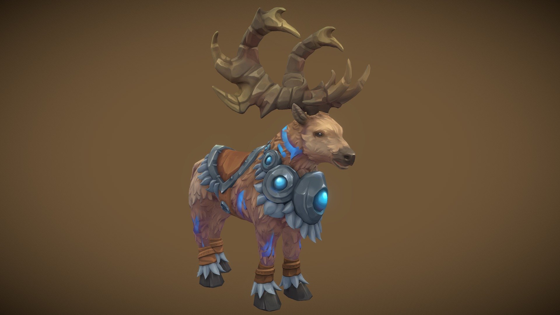 Stylized Deer Mount - 3D model by N-hance Studio (@Malice6731) [eb7d63c ...
