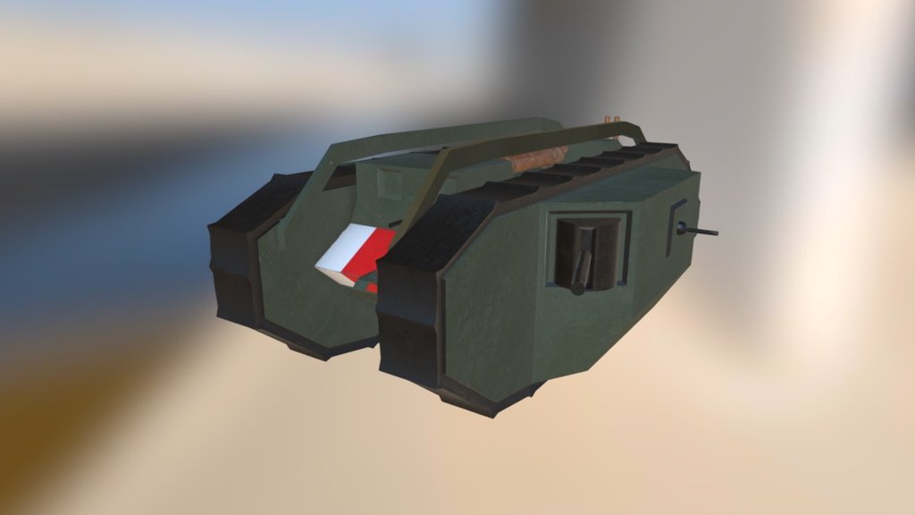 Mark V Heavy Tank - 3D model by Timejumper [eb7d76a] - Sketchfab