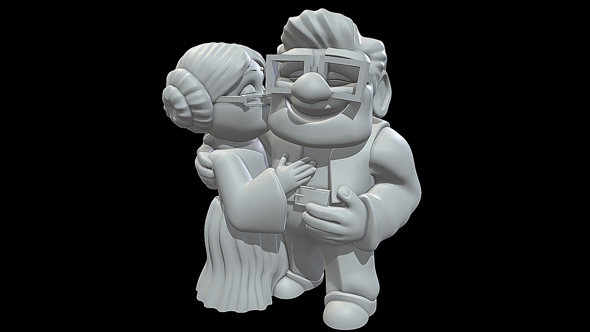 Carl Fredricksen And Ellie