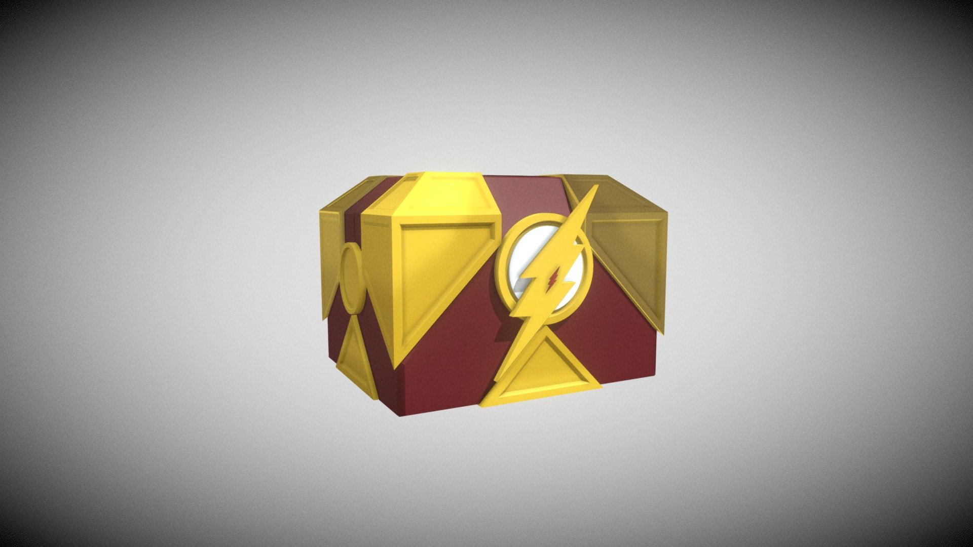 The Flash Superhero Chest - 3D model by gabrielalix [eb7e253] - Sketchfab