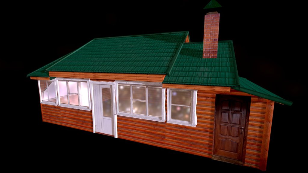 Wooden Building 01 - 3D model by Anna Smirnova (@asenath) [eb7f8cd ...