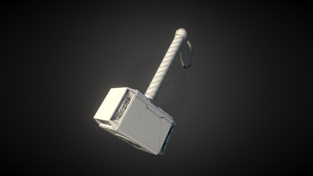 Thor Hammer - 3D model by OctopusStudios (@l3gi0n) [eb809af] - Sketchfab
