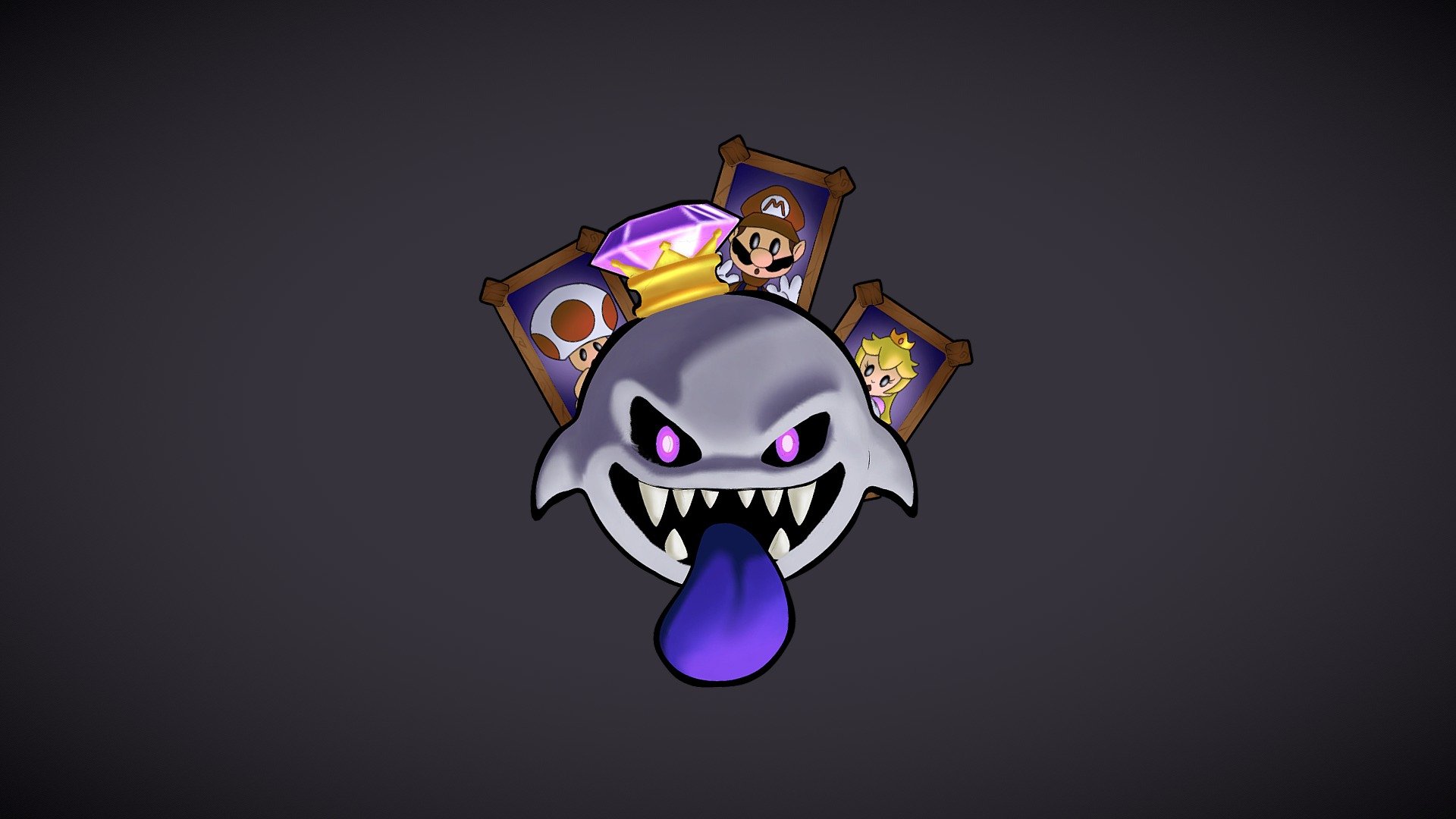 King Boo - Download Free 3D model by Black Nocturne (@Black-Nocturne ...
