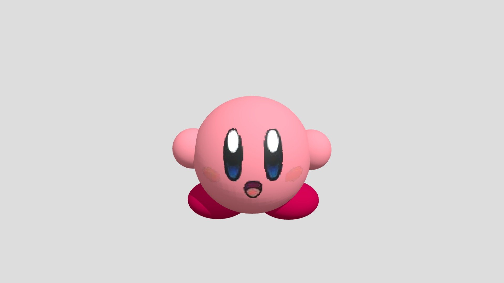 Kirby - 3D model by Squash3DModeling (@Squah3DModeling) [eb81d16 ...