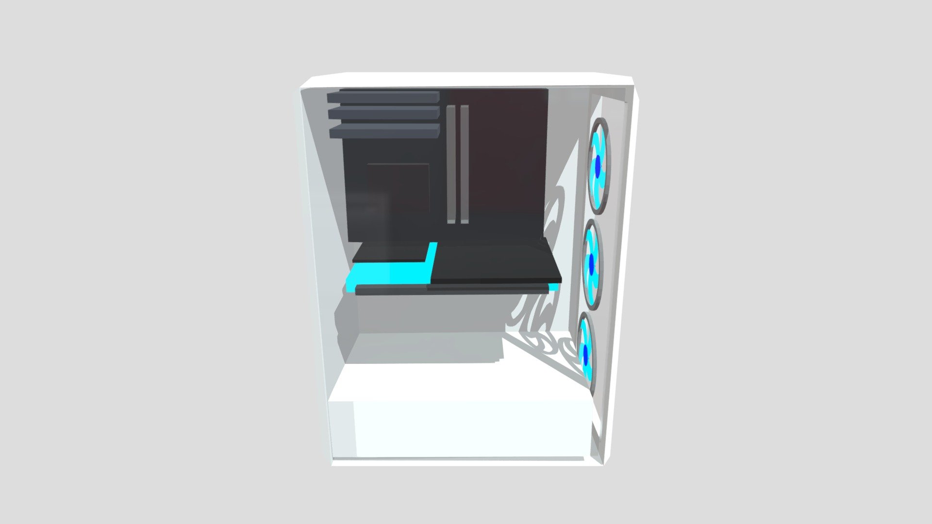 Simple White Pc - Download Free 3D model by Anonysigner ...