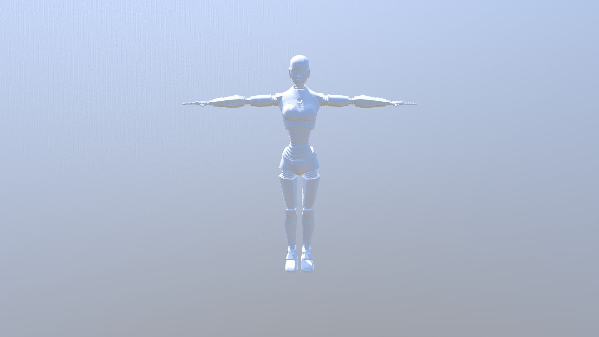 Robotwoman Obj - Download Free 3D model by vjrama [eb834e4] - Sketchfab