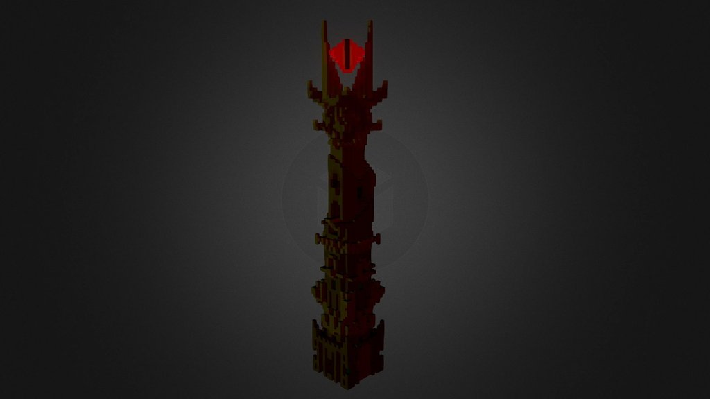 Tower of Mordor - 3D model by theChosenOne [eb87f8d] - Sketchfab