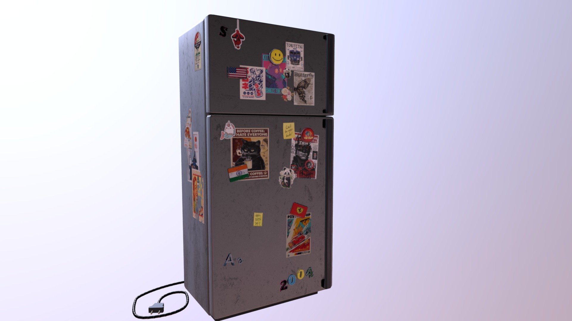 Retro Fridge Model - Buy Royalty Free 3D model by RittikaSen [eb8a5ef ...
