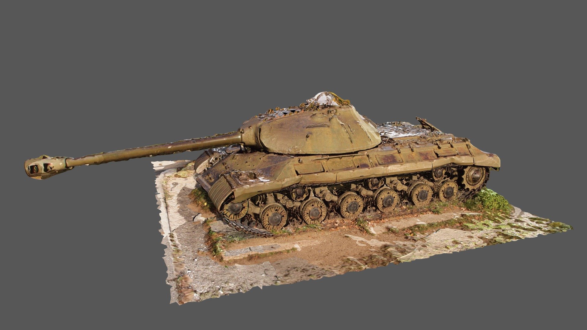 Tank IS-2 - 3D model by None (@roman-permyakov) [eb8aabf] - Sketchfab