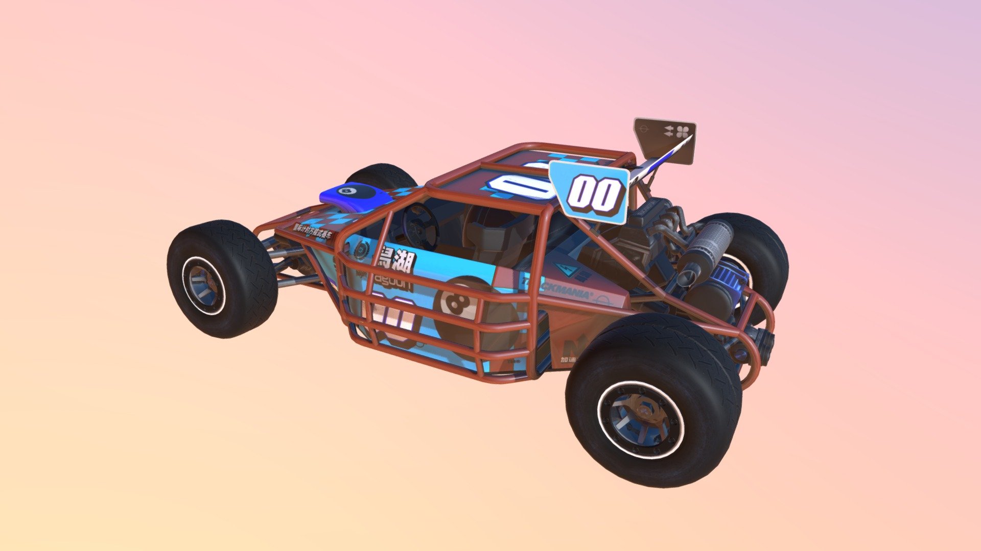 Game Car - 3D model by MimiProjects [eb8daf9] - Sketchfab