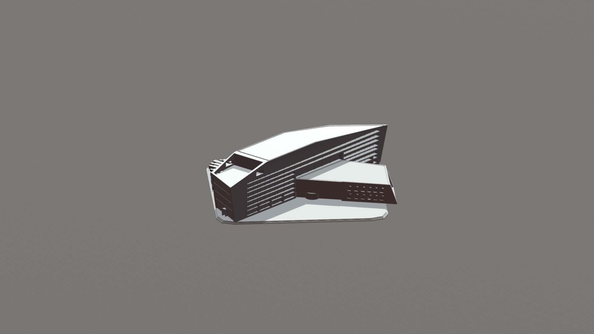 Hamar City Hall - 3D model by Nicholas Olsen (@Chainheart) [eb8f2ea ...