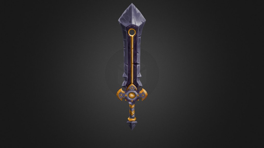 Stylized Sword (Concept by Rafael Zanchetin) - 3D model by obscura ...