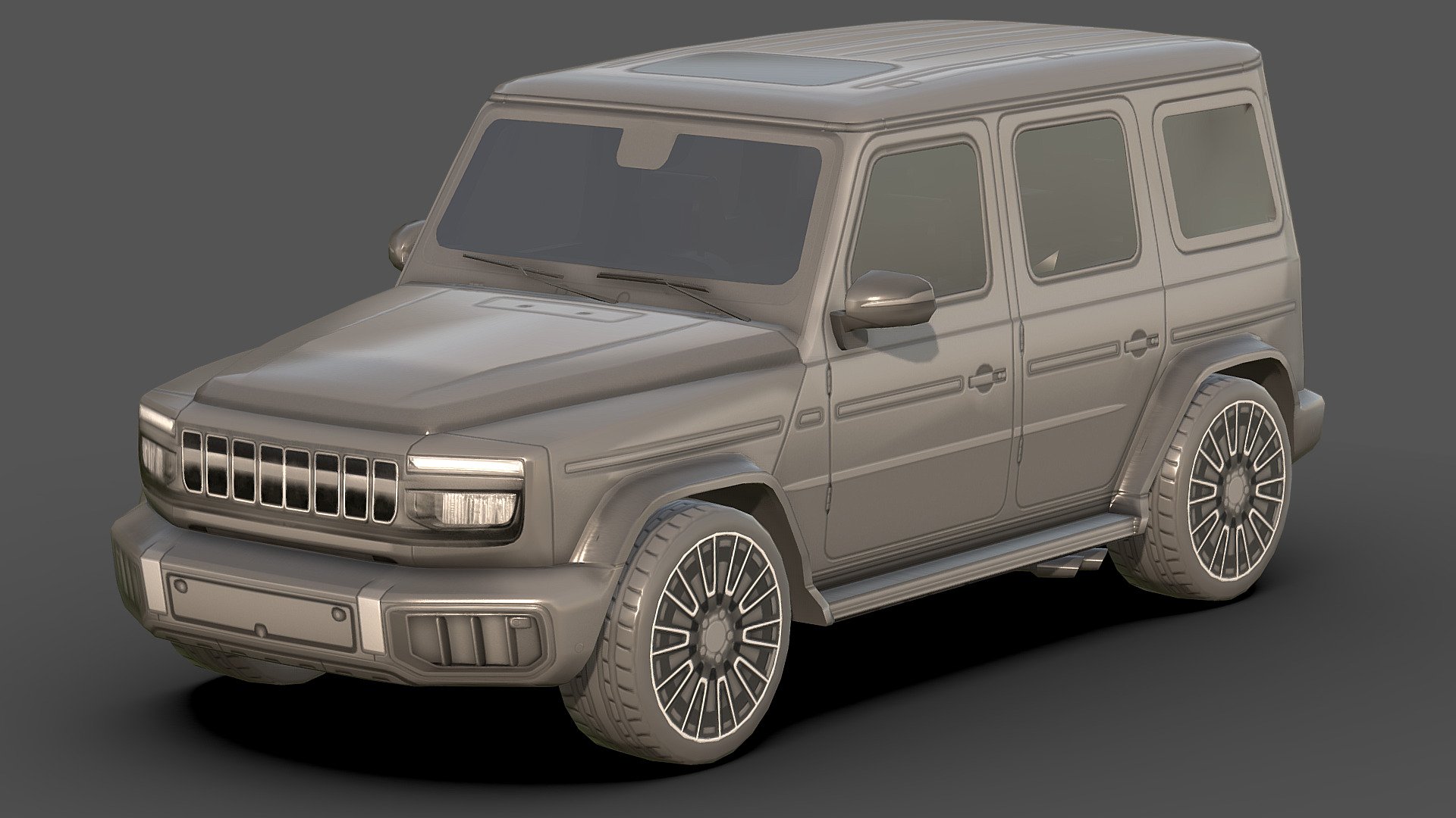 Mercedes Benz G Class Low-Poly 2025 - 3D model by Sidra (@Sidramax) [eb91a63] - Sketchfab