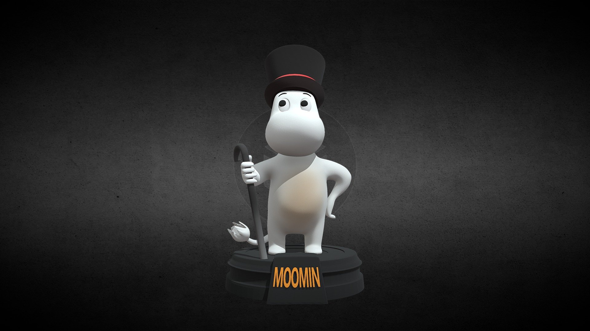Moominpappa moomin statue 3D print model - Buy Royalty Free 3D model by ...