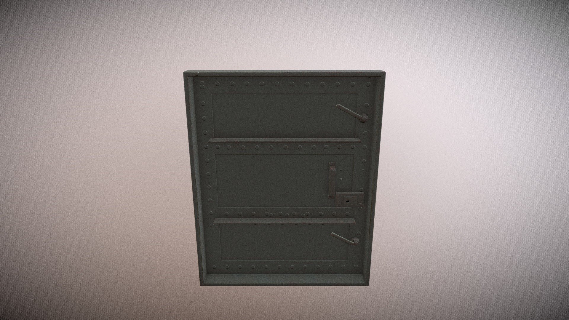 Metal Door - 3D model by alrychlik [eb93c69] - Sketchfab