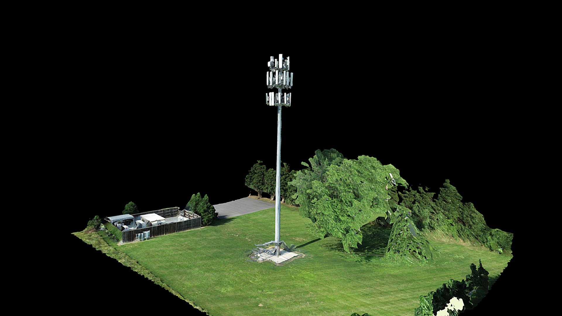 Cell Tower 3D Model - 3D model by FlynamicUAV [eb93e95] - Sketchfab