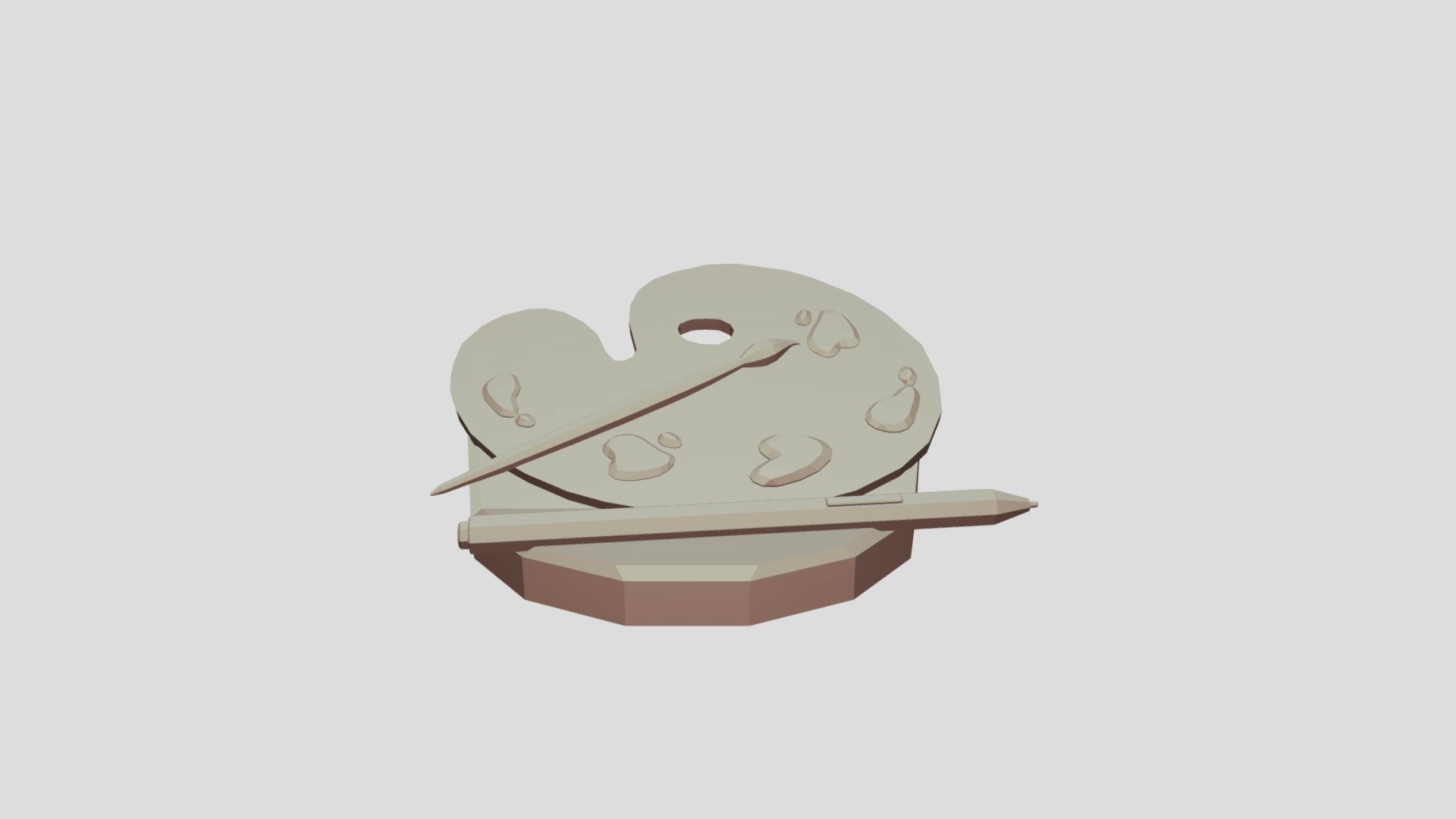 Board Game Piece - "Art" - Download Free 3D model by PerishBtw [eb94499 ...