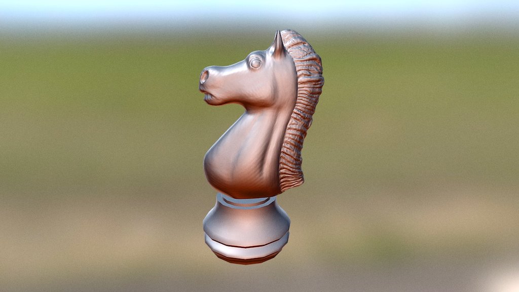 Knight Chess Piece - 3D model by Jamestillery [eb96052] - Sketchfab