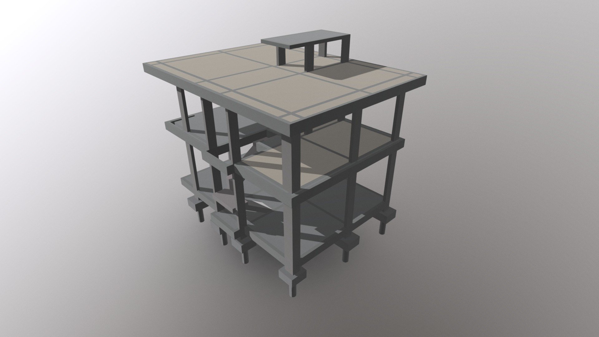 RESIDÊNCIA HOFFMANN - 3D model by priinavarroarq [eb97fa1] - Sketchfab
