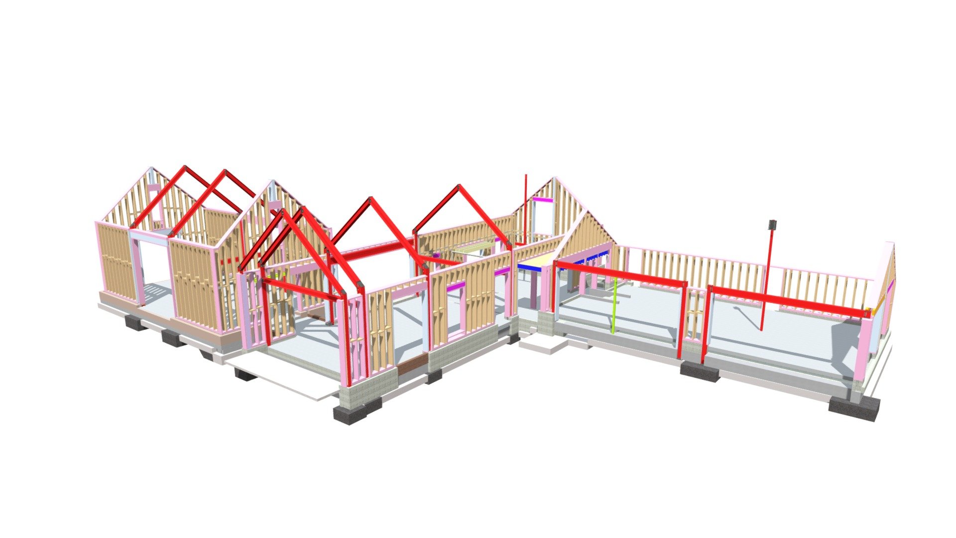 South Barn - Timber Frame - Phase 3- 3DBM - 3D model by SIAD Studio ...