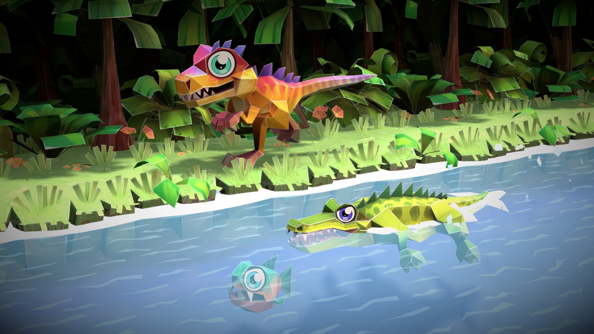Paper Monsters Of The Jungle - 3D model by TocoGamescom [eb9b908 ...