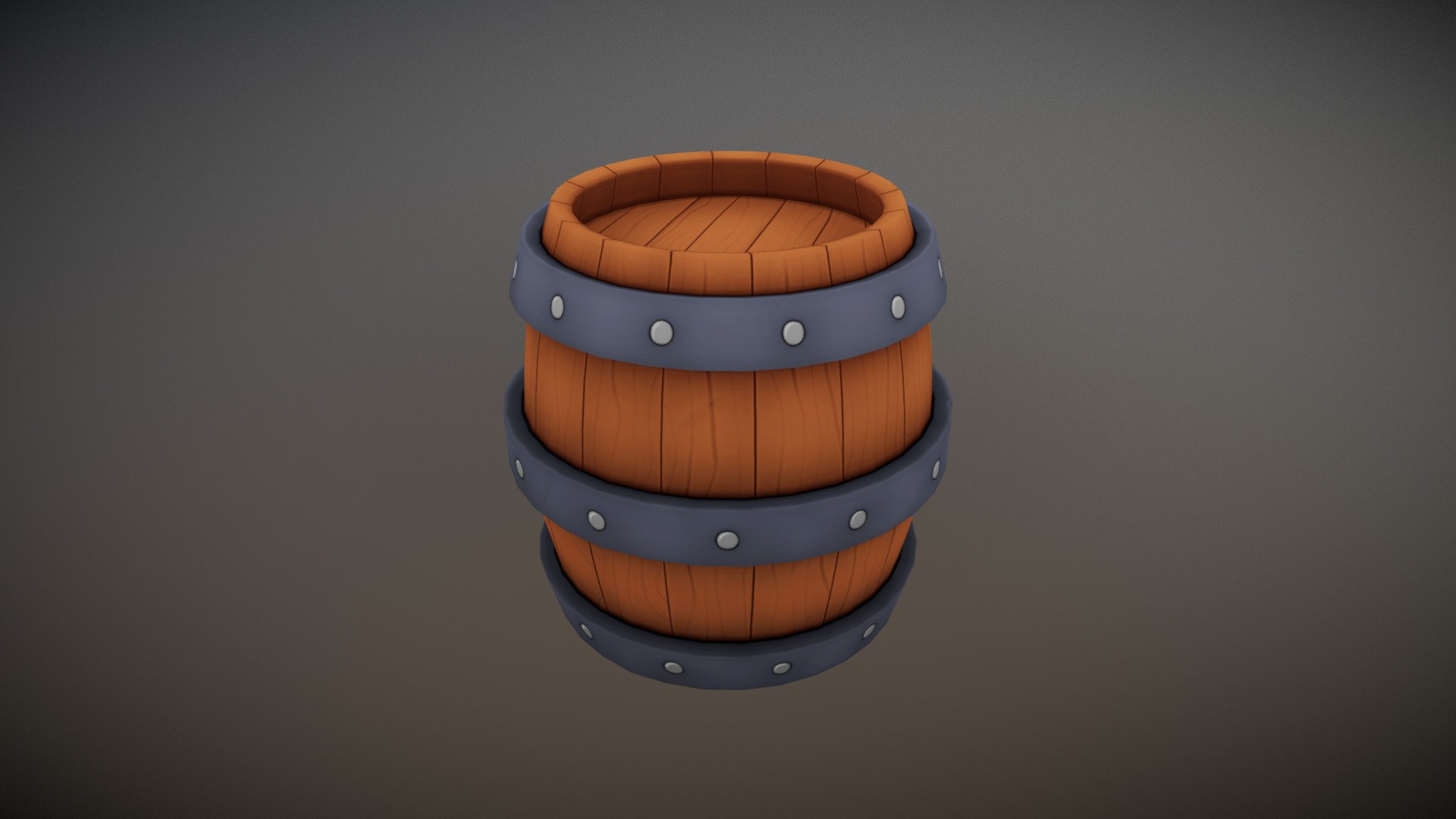 Low Poly Stylised Barrel - 3D model by Ben.G [eb9c3b5] - Sketchfab