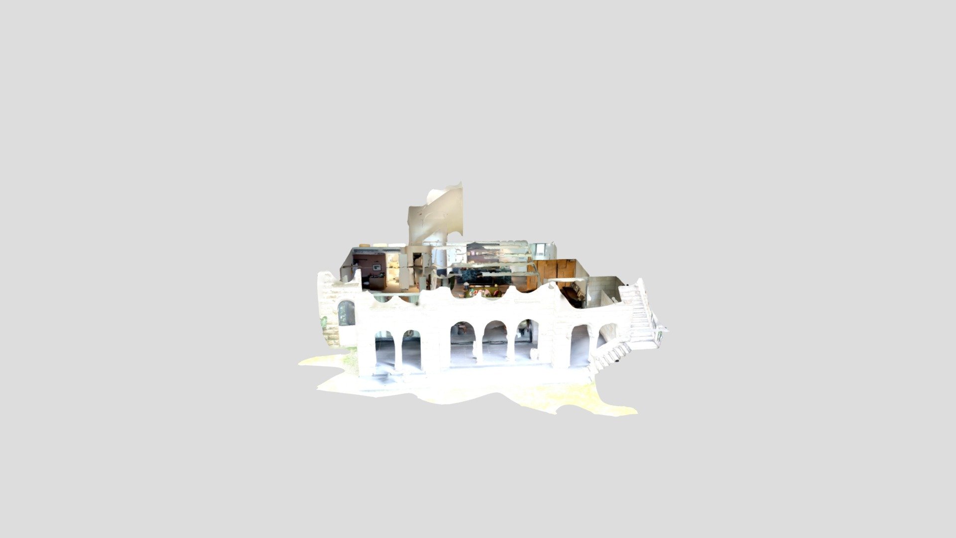 Miyue Roman Holiday Secret Manor Ground Floor - Download Free 3D model ...