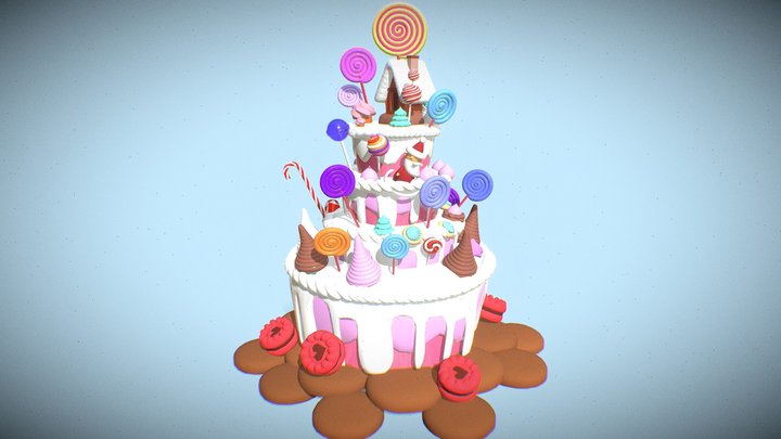 Cakes 3D models - Sketchfab