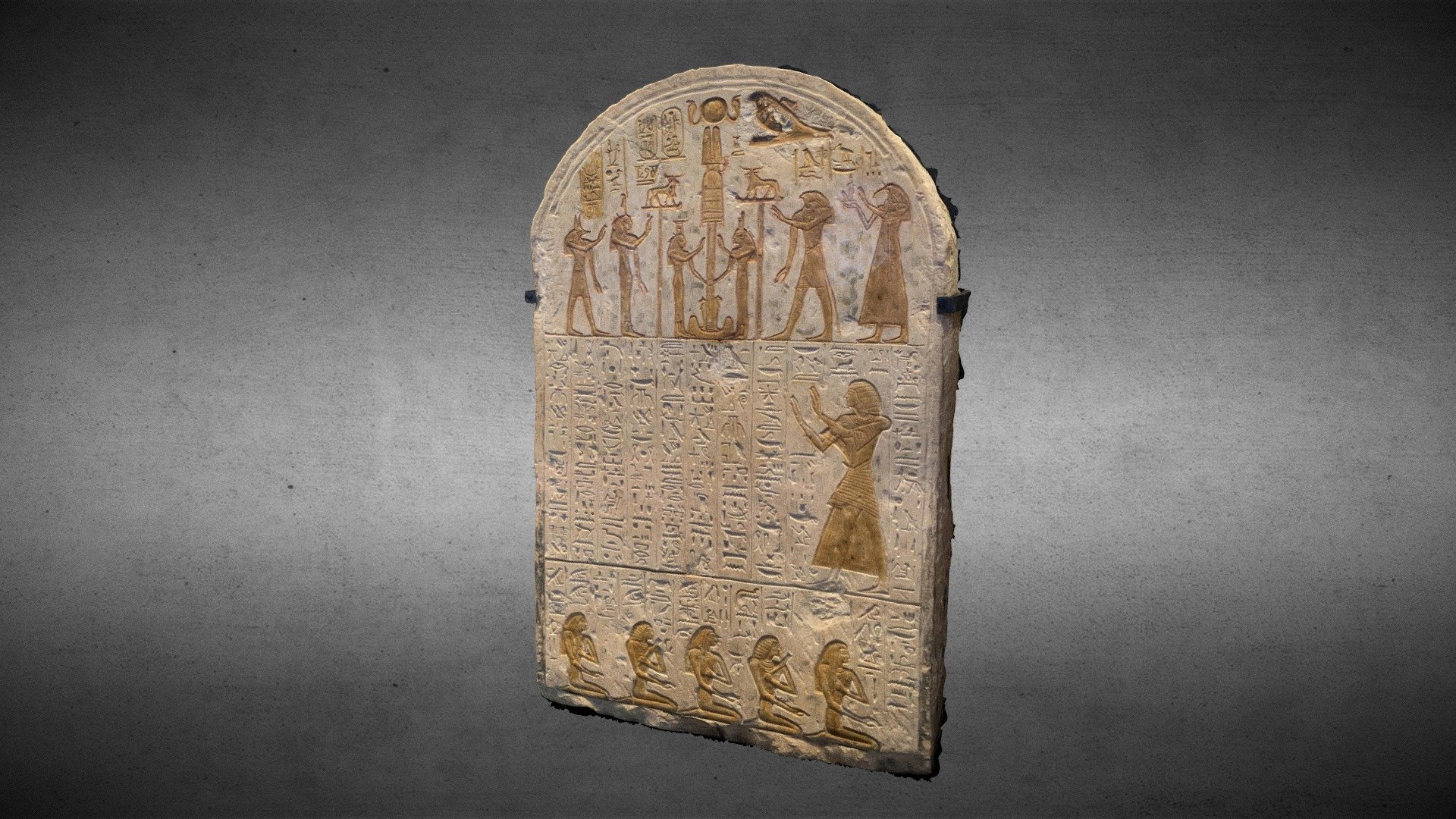 Stele di Néferhétep - Download Free 3D model by Daniele Madella ...