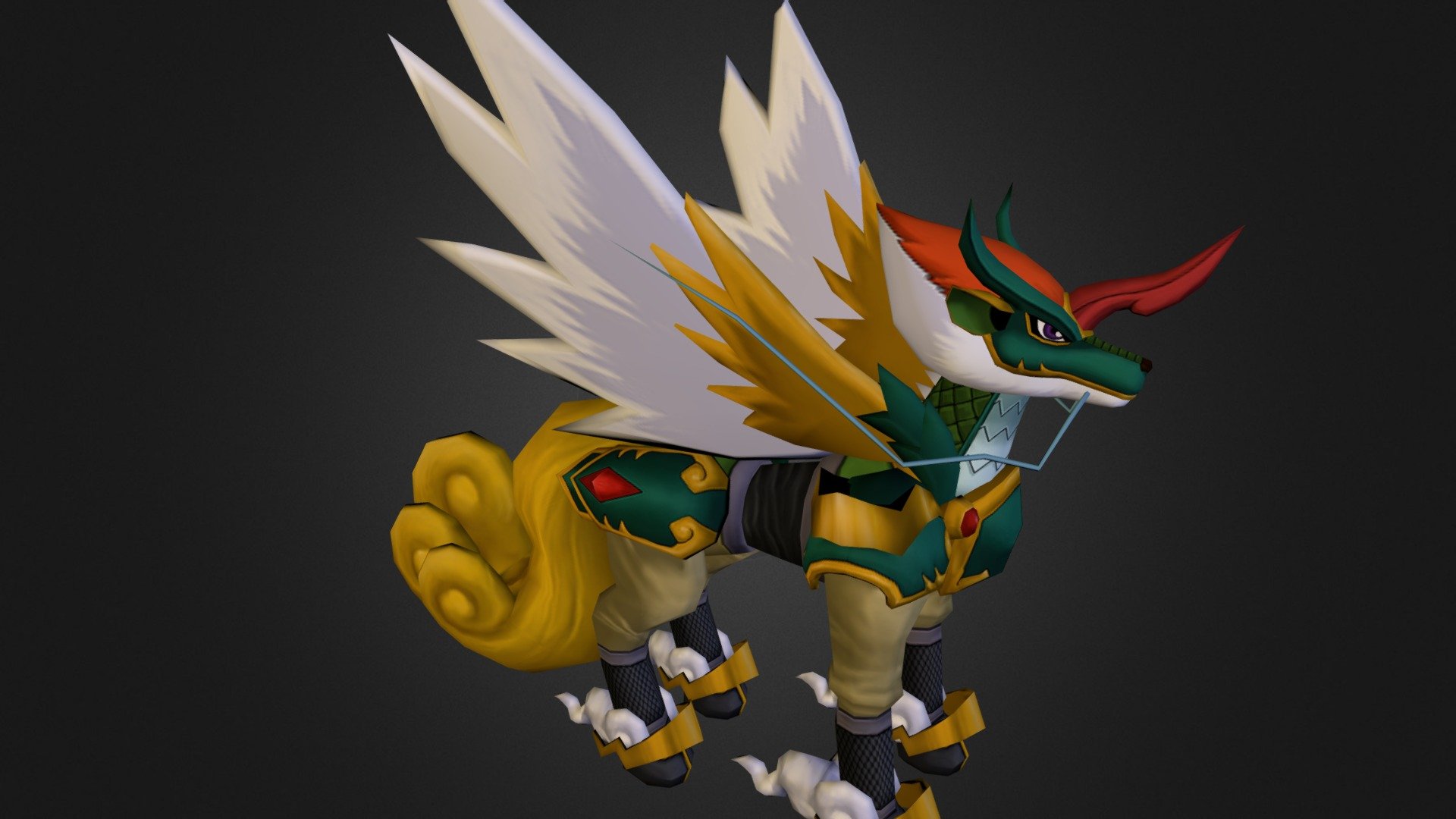 PC Computer - Digimon Masters - Chirinmon - 3D model by rogarmao ...