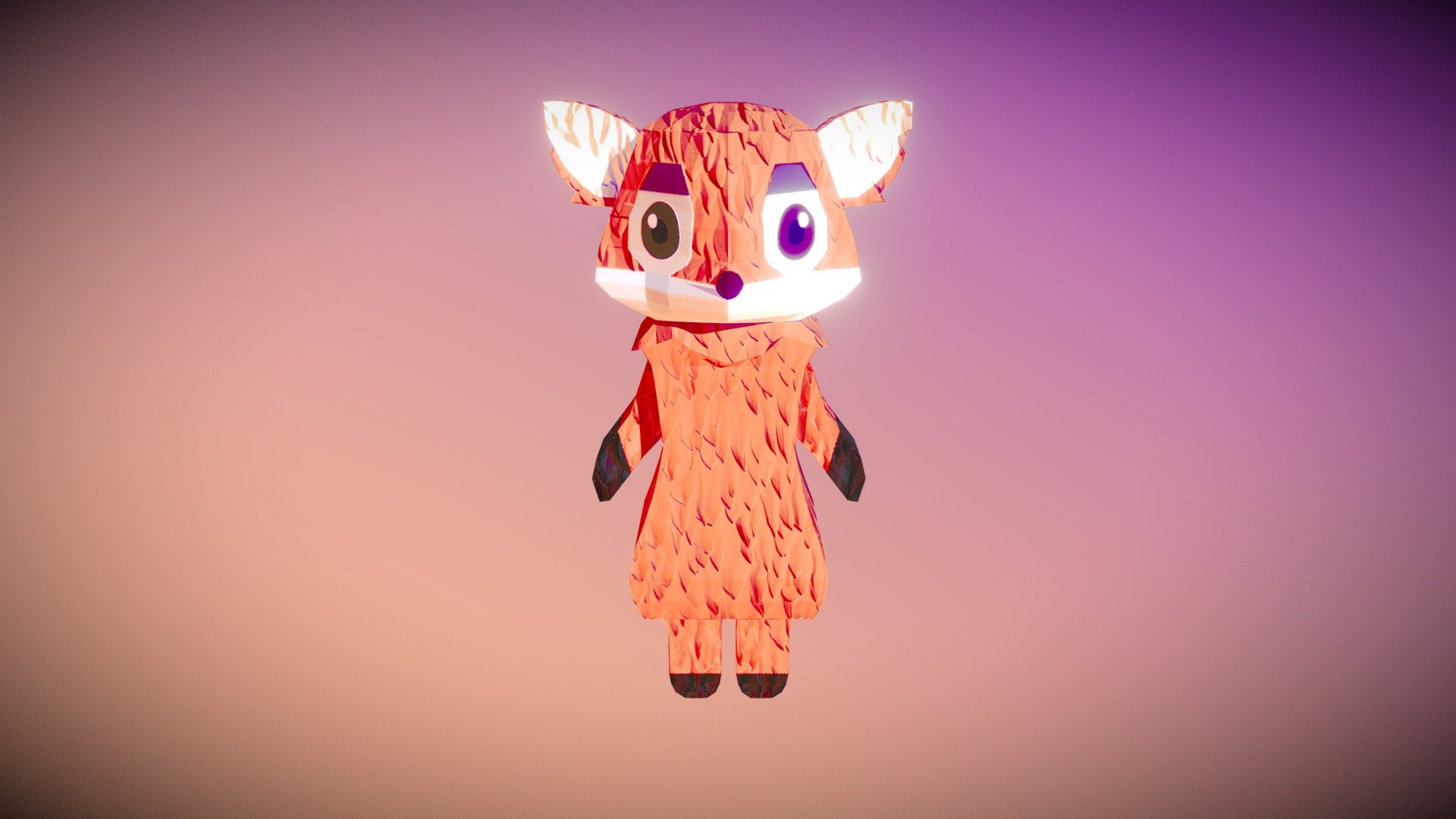 Fox - 3D model by JonathanNSR [eba4d0f] - Sketchfab